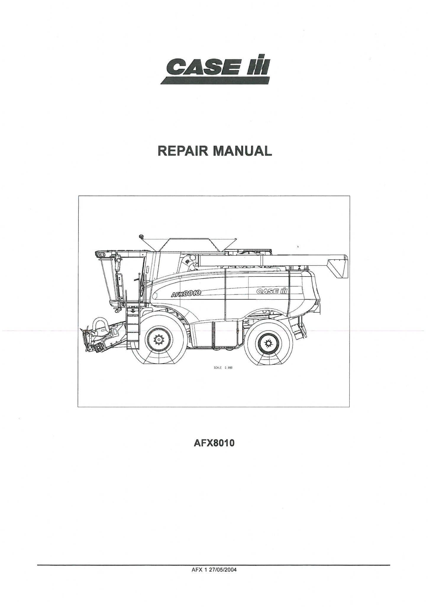 Case IH Combine AFX8010 Axial Flow Workshop Service Repair Manual - AFX ...