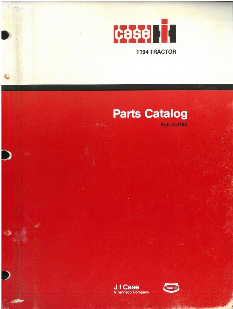 Case IH Tractor 1194 Parts Manual