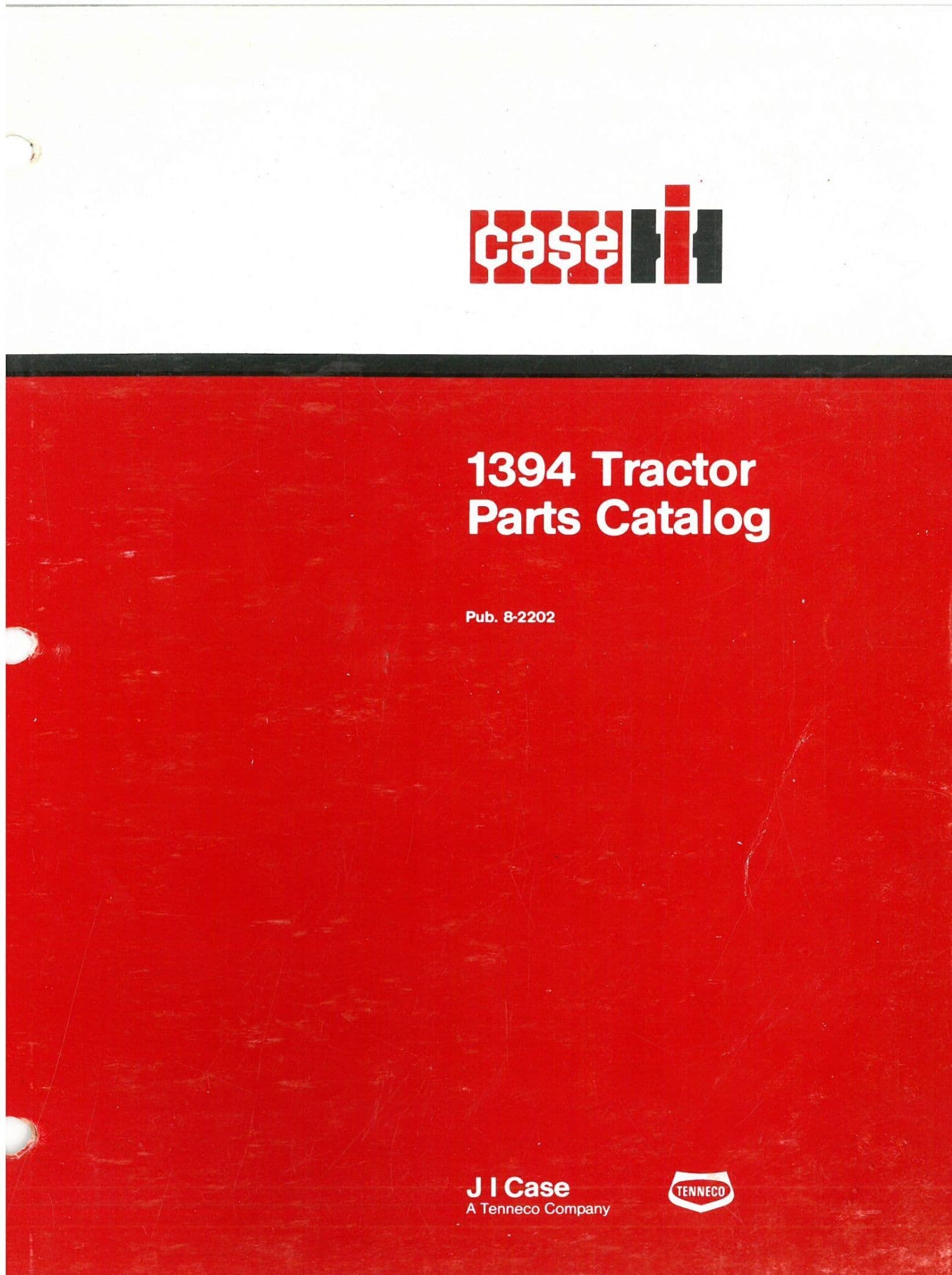 Case IH Tractor 1394 Parts Manual
