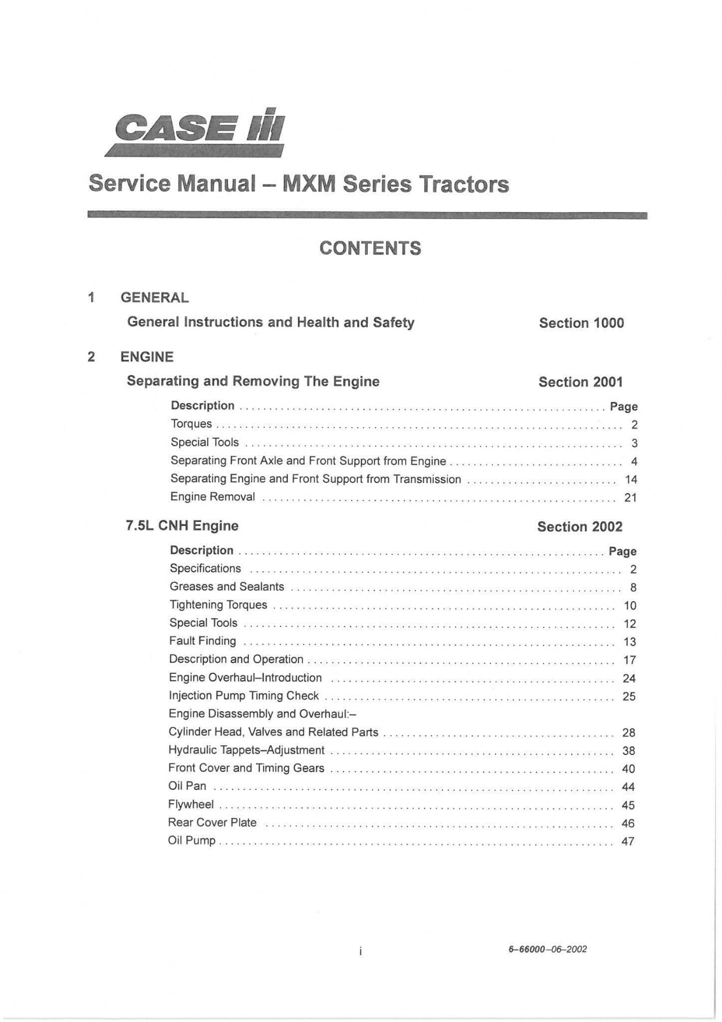 Case IH Tractor MXM120 MXM130 MXM140 MXM155 MXM175 MXM190 Workshop ...
