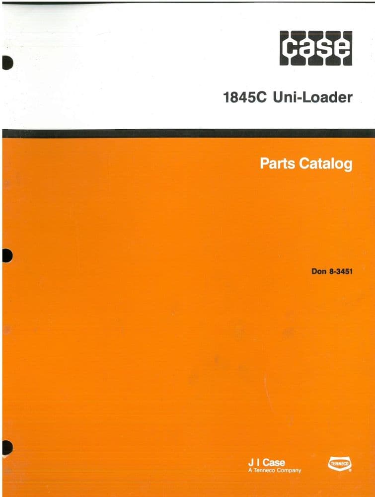 Case Uni-Loader 1845C Parts Manual - 1845 C