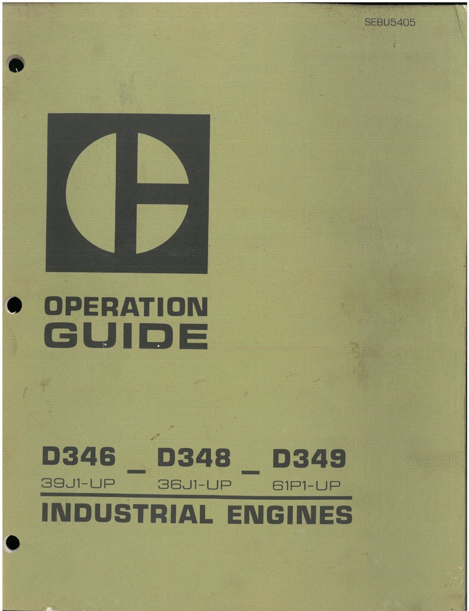 Caterpillar Engine D346 D348 D349 Operators Manual