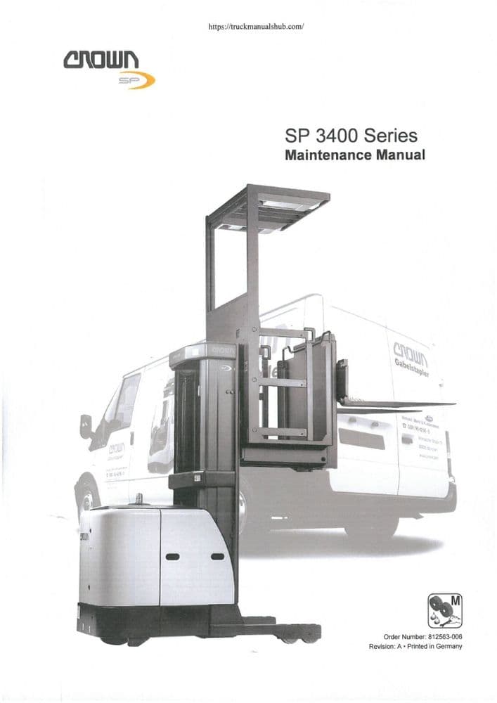 Crown SP3400 Series Maintenance Manual