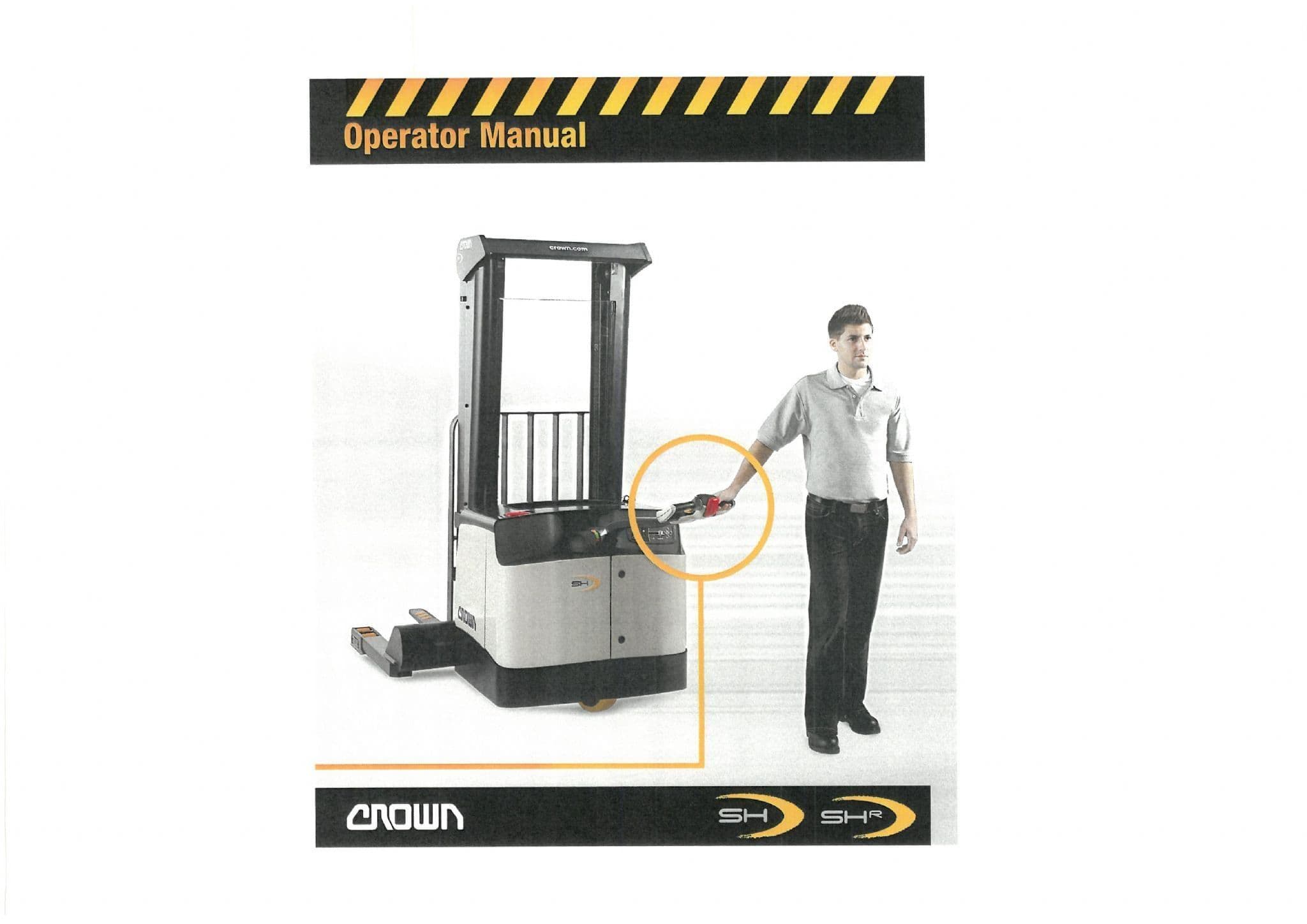 Crown Walkie Stacker Series SH & SHR 5500 Operators Manual
