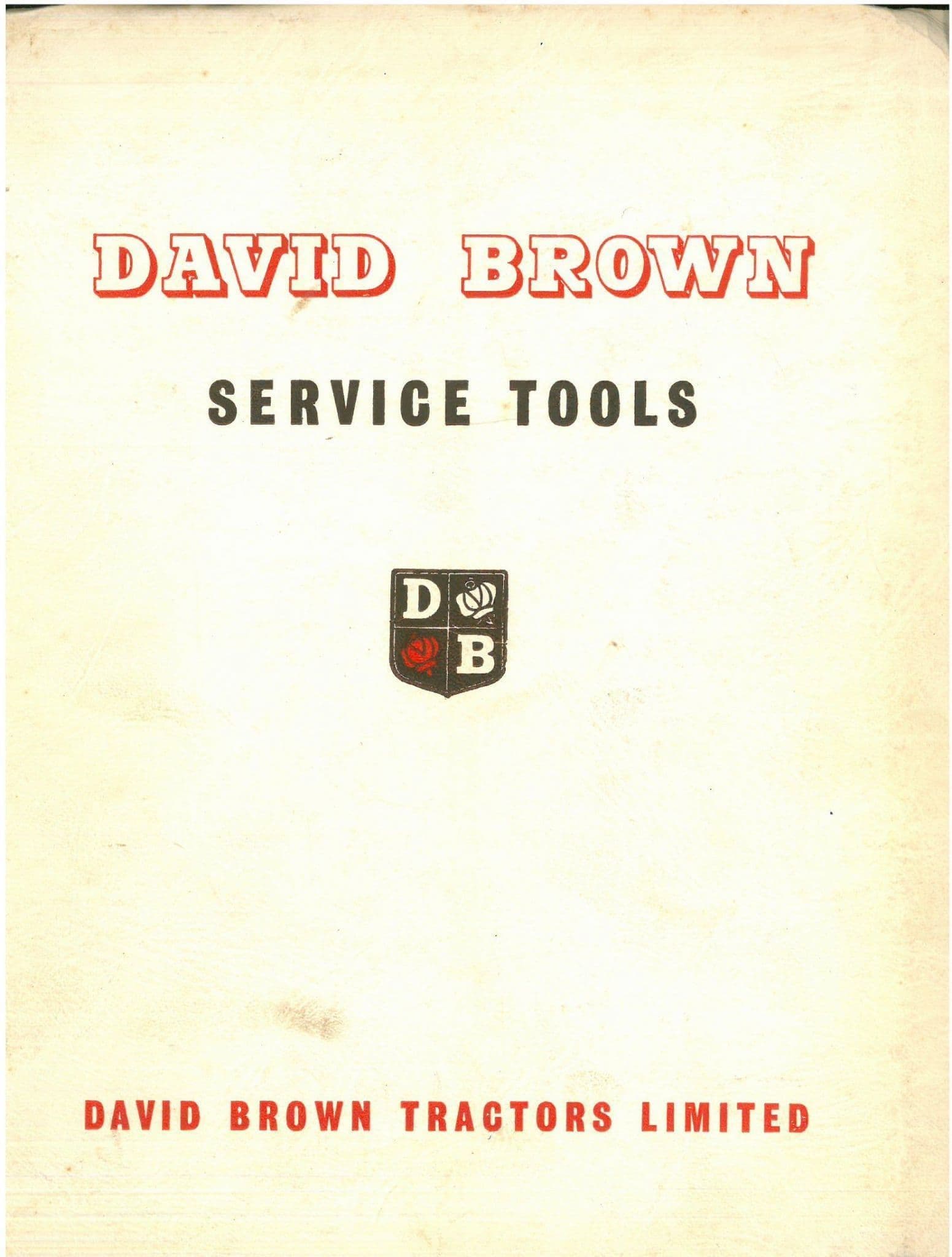 David Brown Service Tools Manual