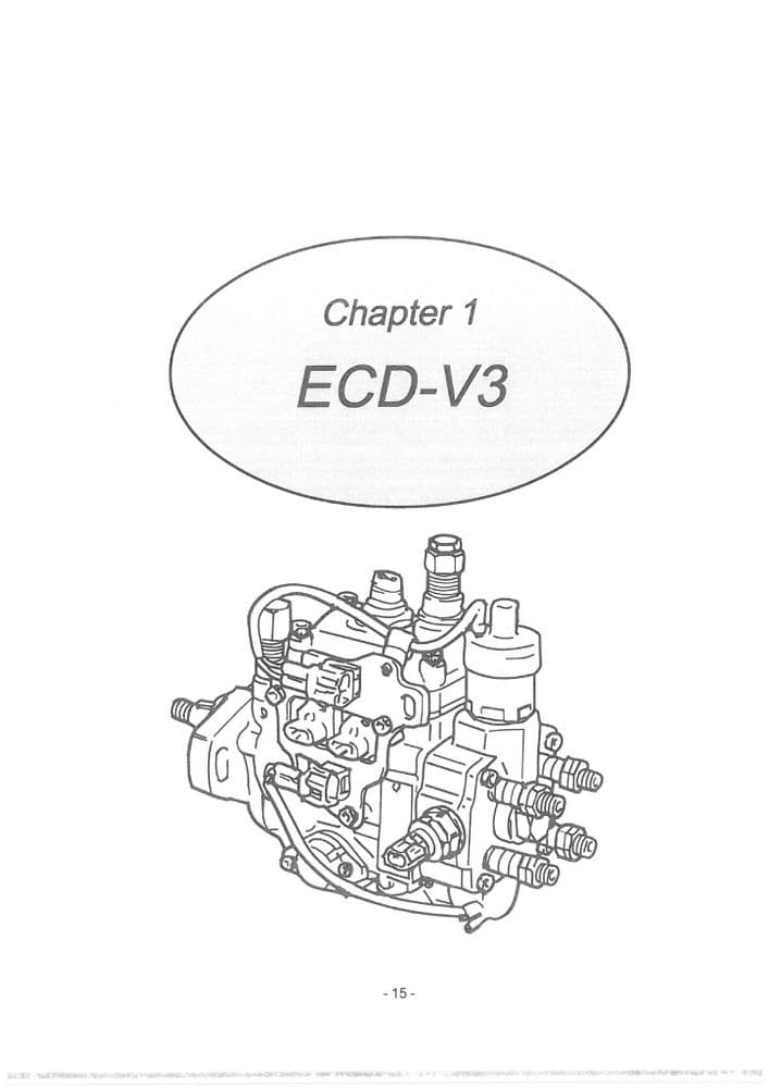 Denso Fuel Injection Pump ECD-V3 Operators Manual