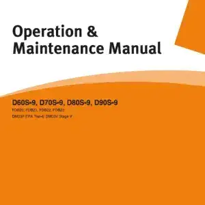Doosan Forklift D60S-9 D70S-9 D80S-9 D90S-9 Operators Manual