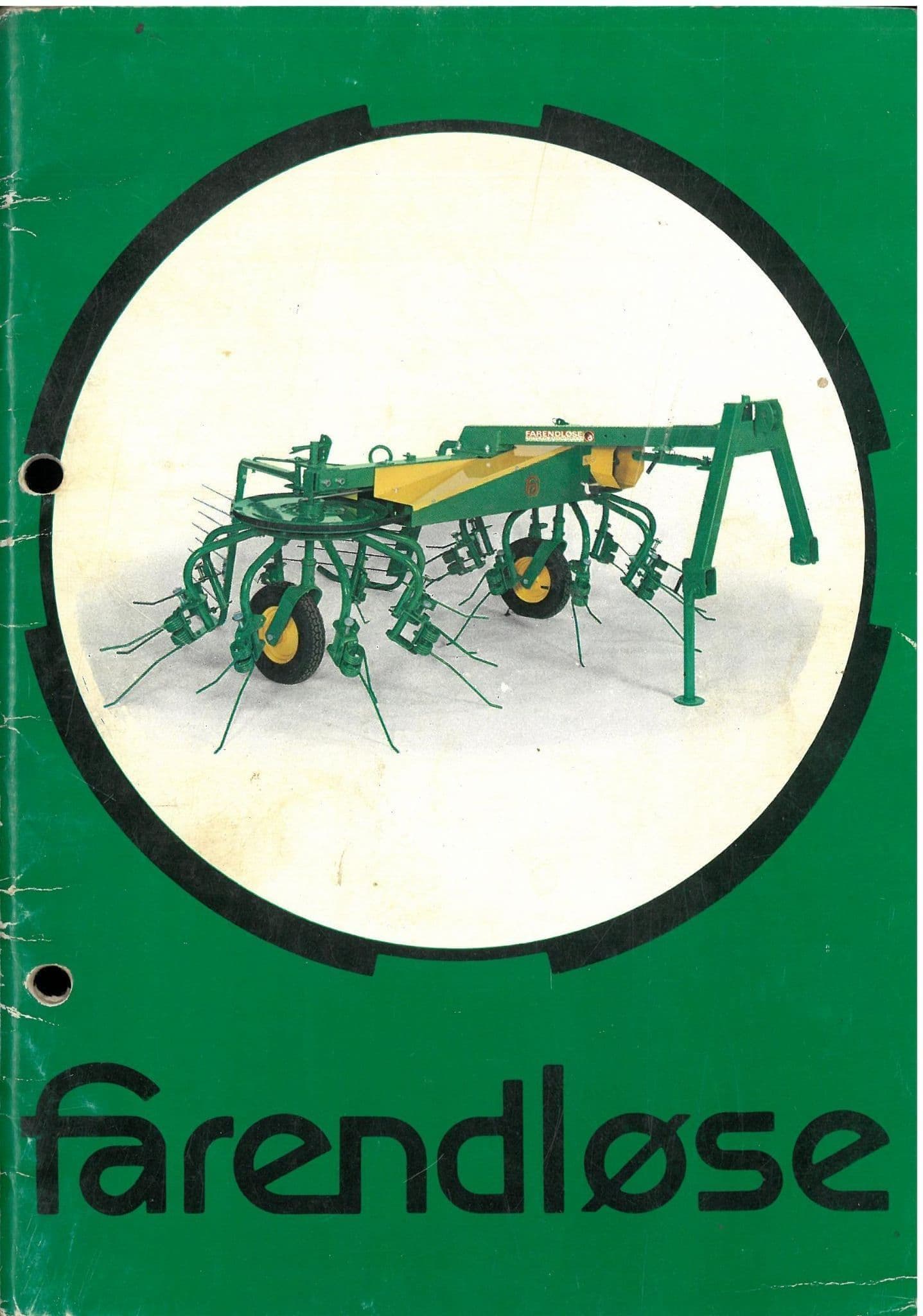 Farendlose Rotary Hay Tedder RW320-1 Rake Windrower Operators Manual ...