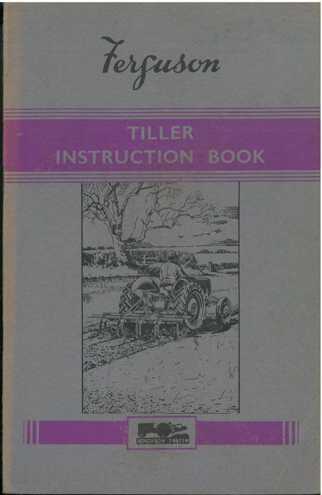 Ferguson Tiller Operators Manual