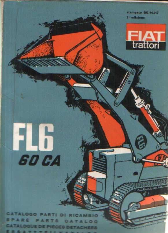 Fiat Crawler Tractor FL6 Parts Manual