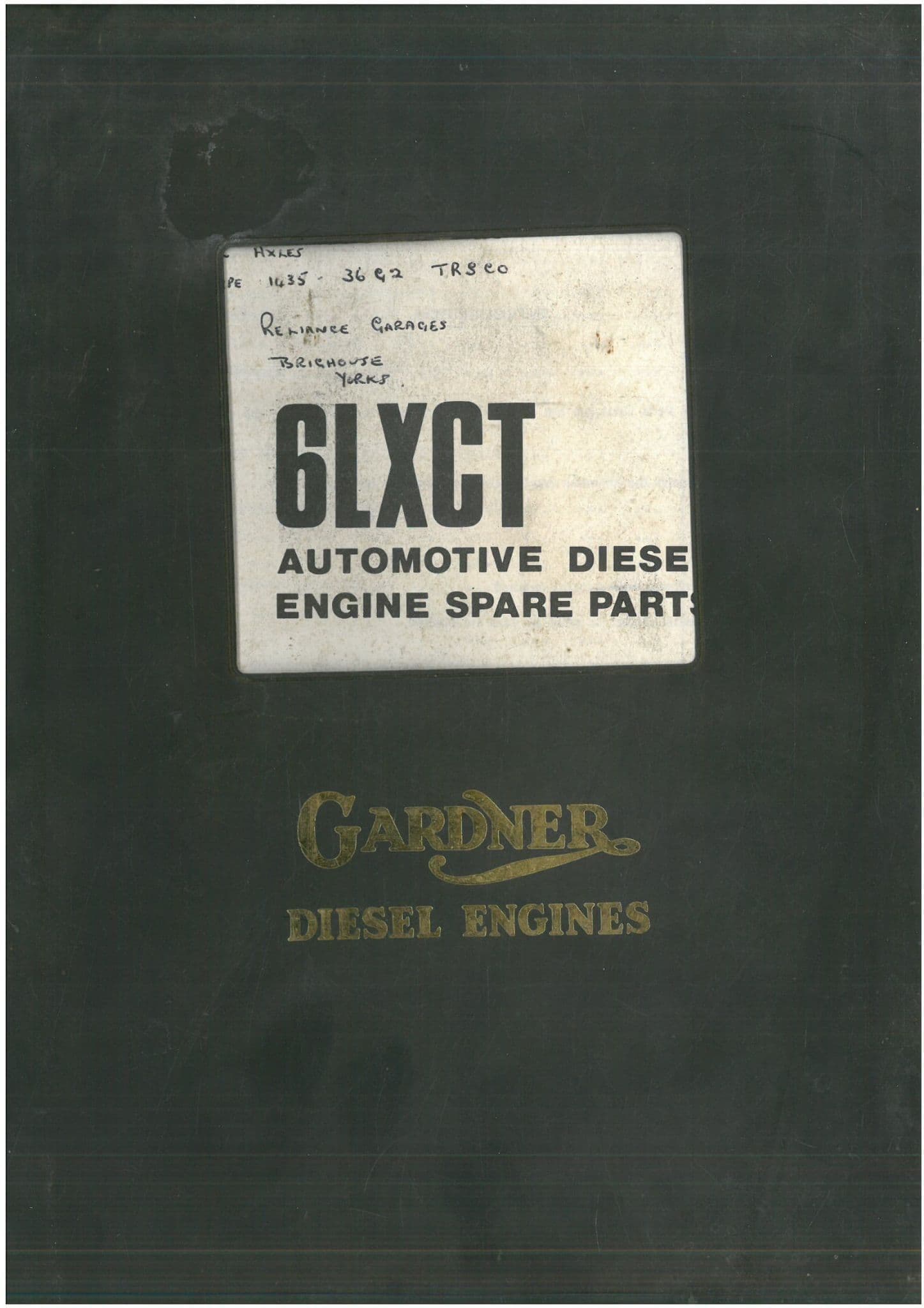 Gardner Engine Centrally Mounted Turbo Charger Automotive Diesel Engine ...