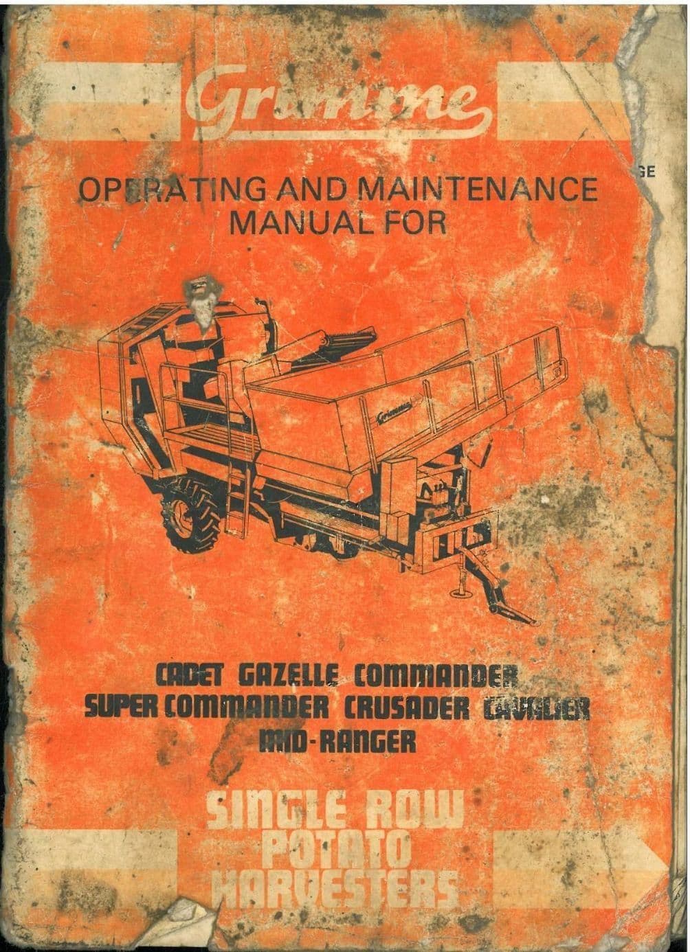 Grimme Potato Harvester Cadet Gazelle Commander Super Commender ...