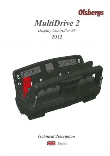 Hiab Crane Lift Multidrive 2 Display Controller 8F Operators Manual