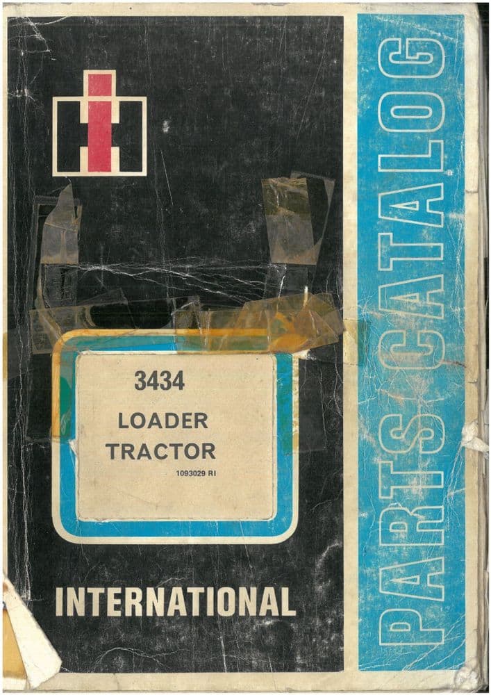 International Loader Tractor 3434 Parts Manual 1