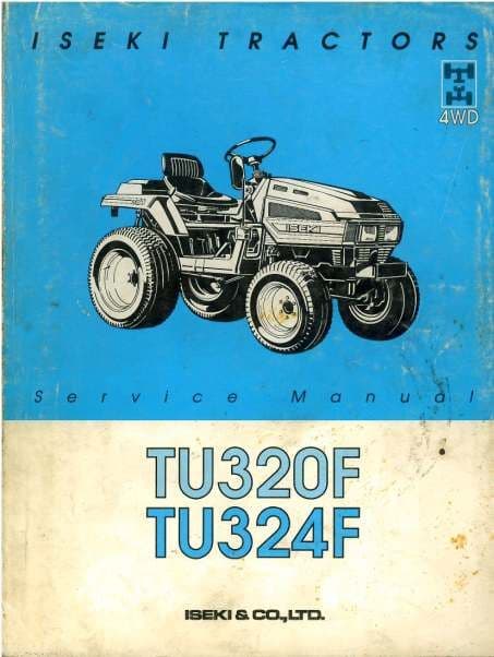 Iseki Tractor TU320F TU324F Workshop Service Manual