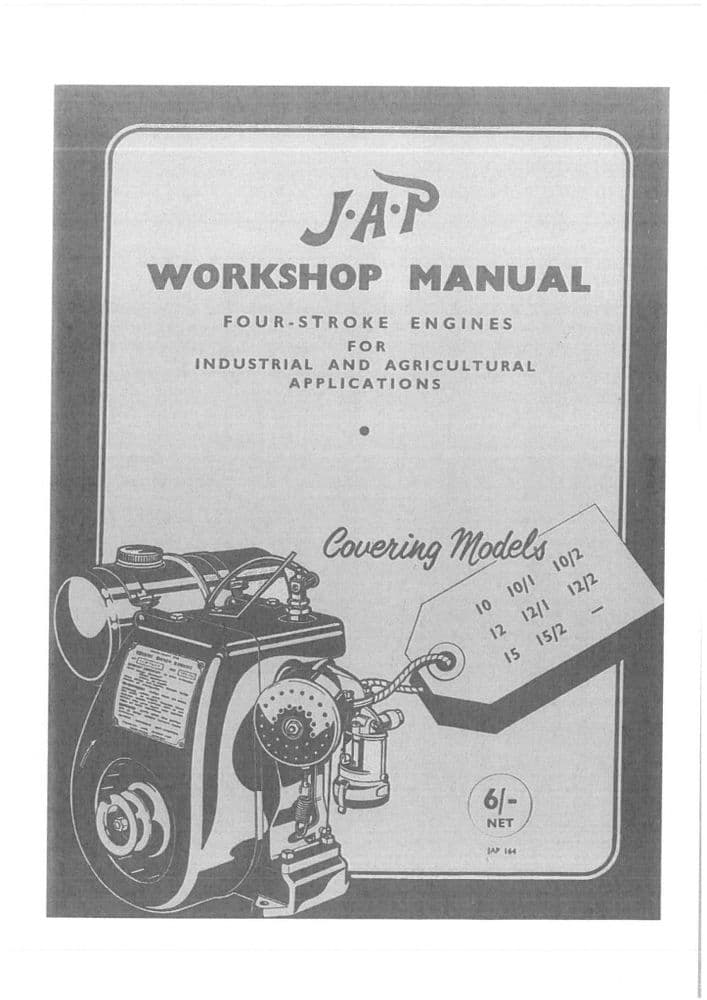 JAP Engine 10 12 15 Workshop Service Repair Manual