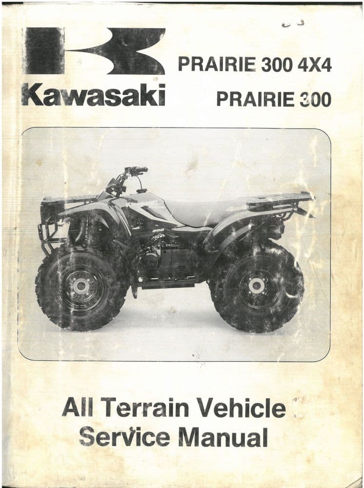 Kawasaki Quad ATV Prairie 300 4X4 Prairie 300 Workshop Service Manual