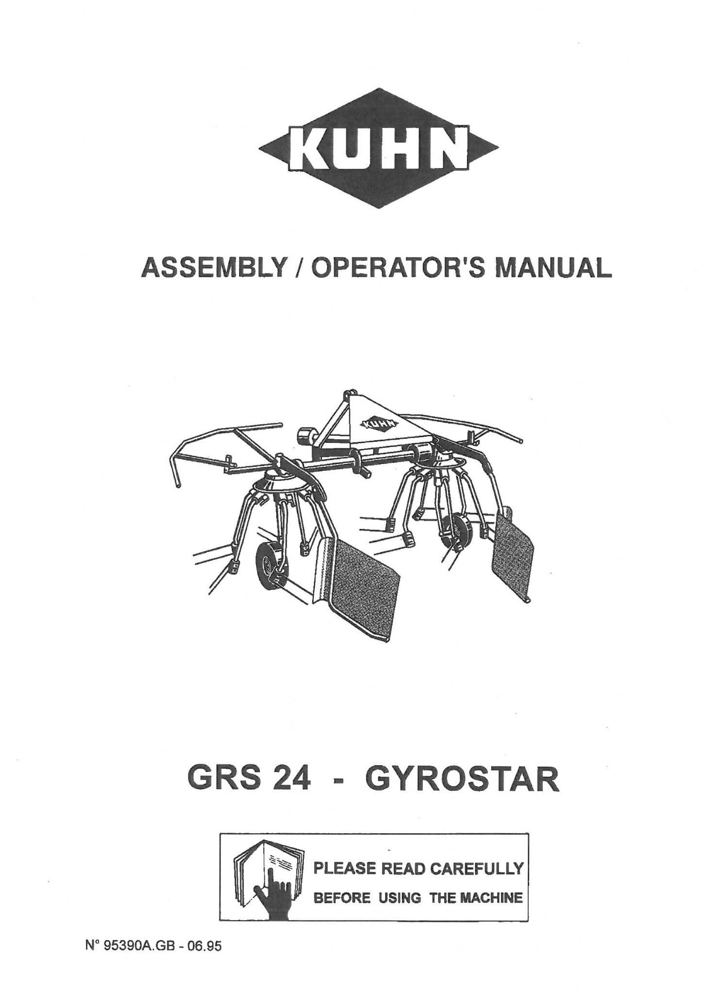 Kuhn Gyrostar GRS 24 Operators Manual - GRS24