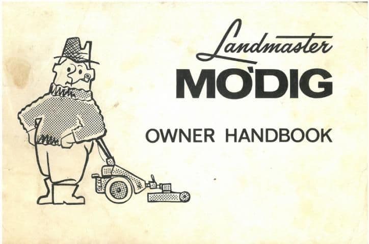 Landmaster MO DIG MO PAK Mower & Tiller Operators Manual with Parts ...