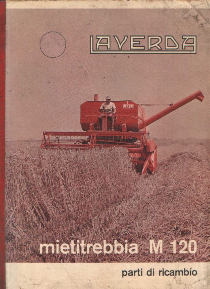 Laverda Combine M120 Parts Manual