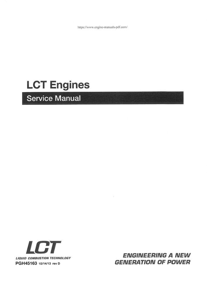 Liquid Combustion Technologies Engine LCT79CC LCT136CC LCT179CC ...