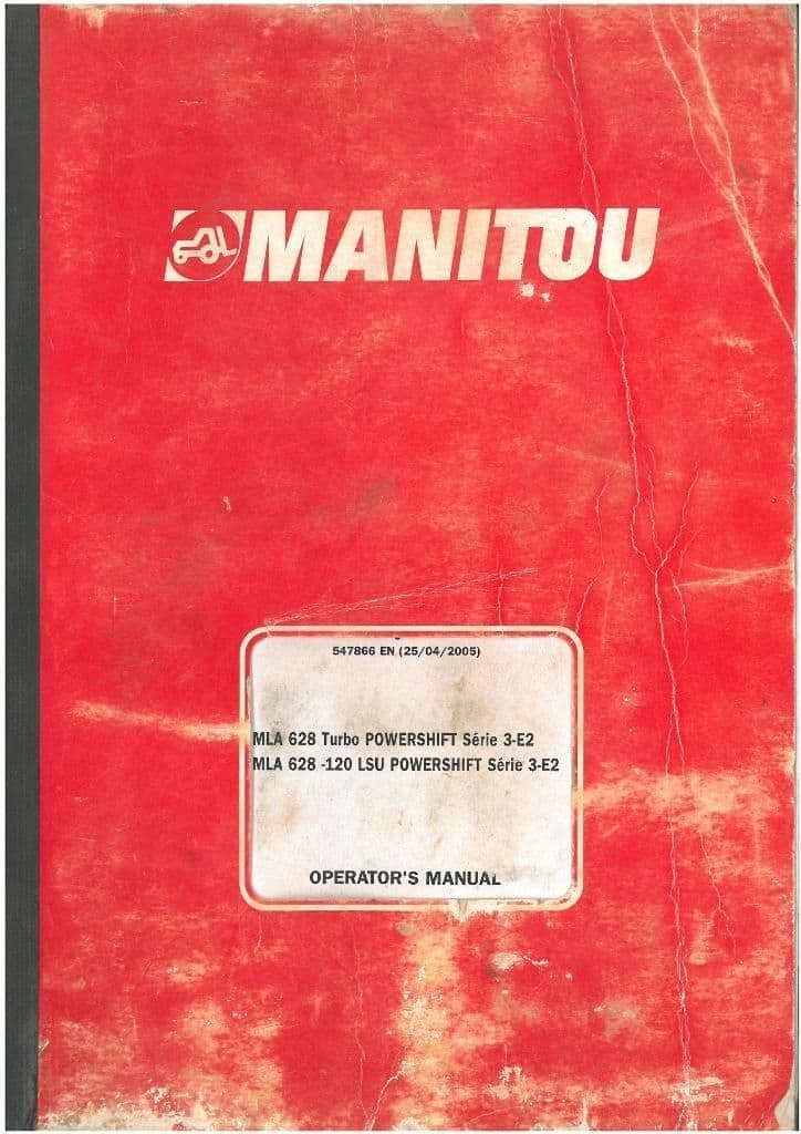 Manitou Maniscopic Telescopic Handler MLA 628 Turbo Powershift MLA628 ...
