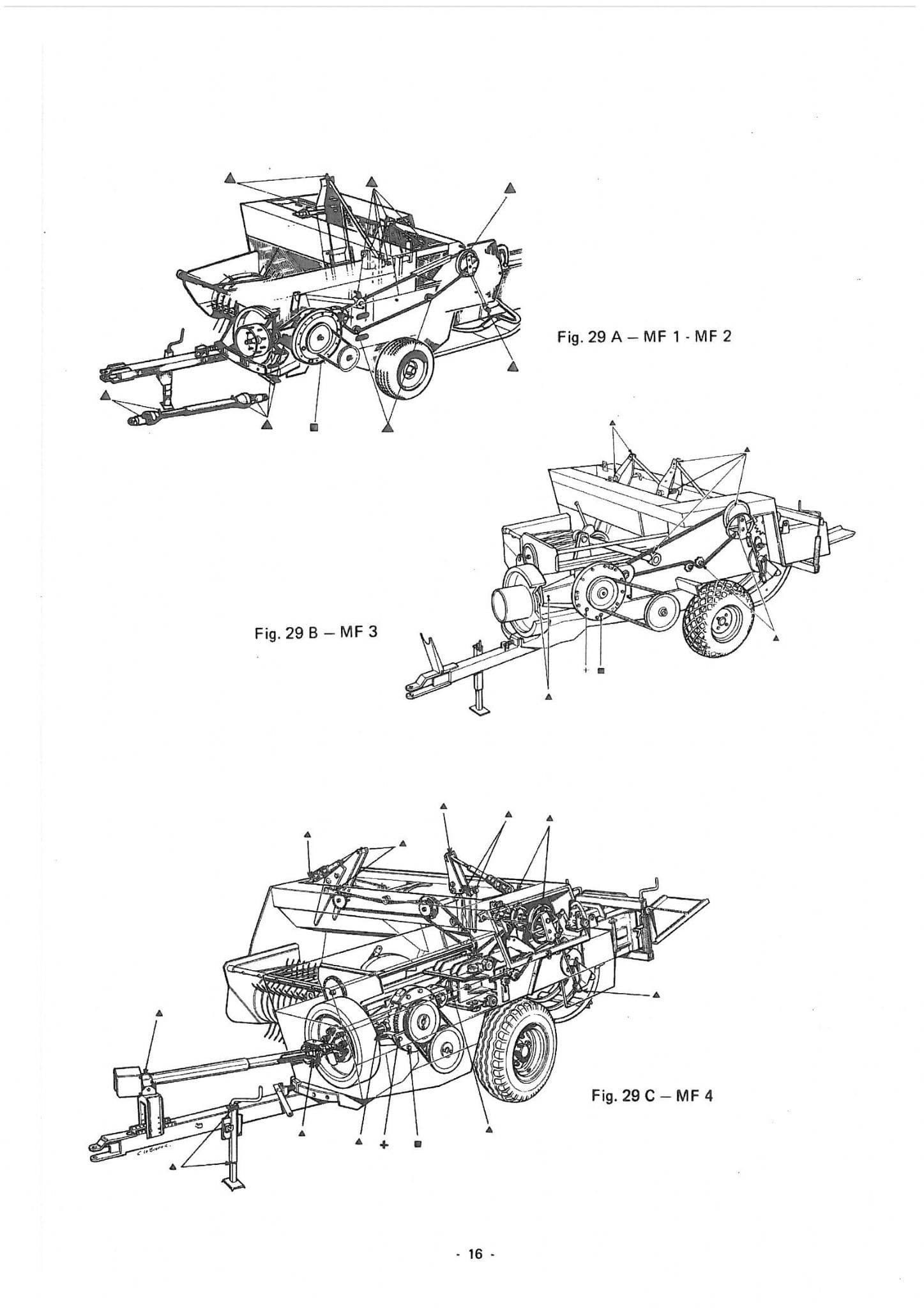 Massey Ferguson MF1 MF2 MF3 MF4 Baler Operators Manual - MF 1 2 3 4