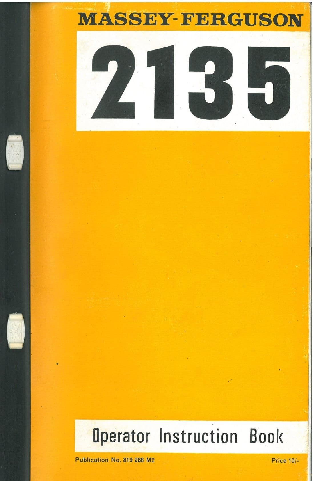 Massey Ferguson Tractor 2135 Operators Manual - MF2135