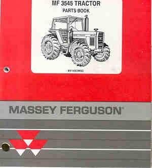 Massey Ferguson Tractor 3545 Parts Manual