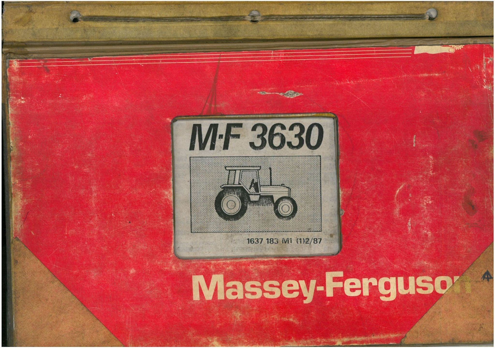 Massey Ferguson Tractor MF3630 Parts Manual - MF 3630