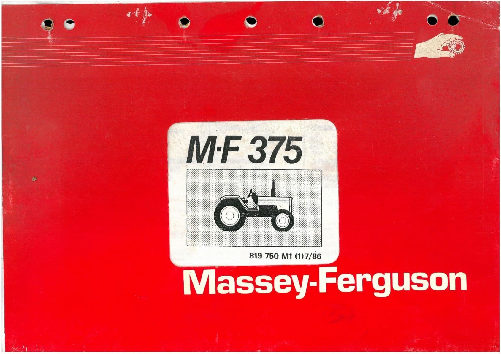 Massey Ferguson Tractor MF375 Parts Manual - MF 375