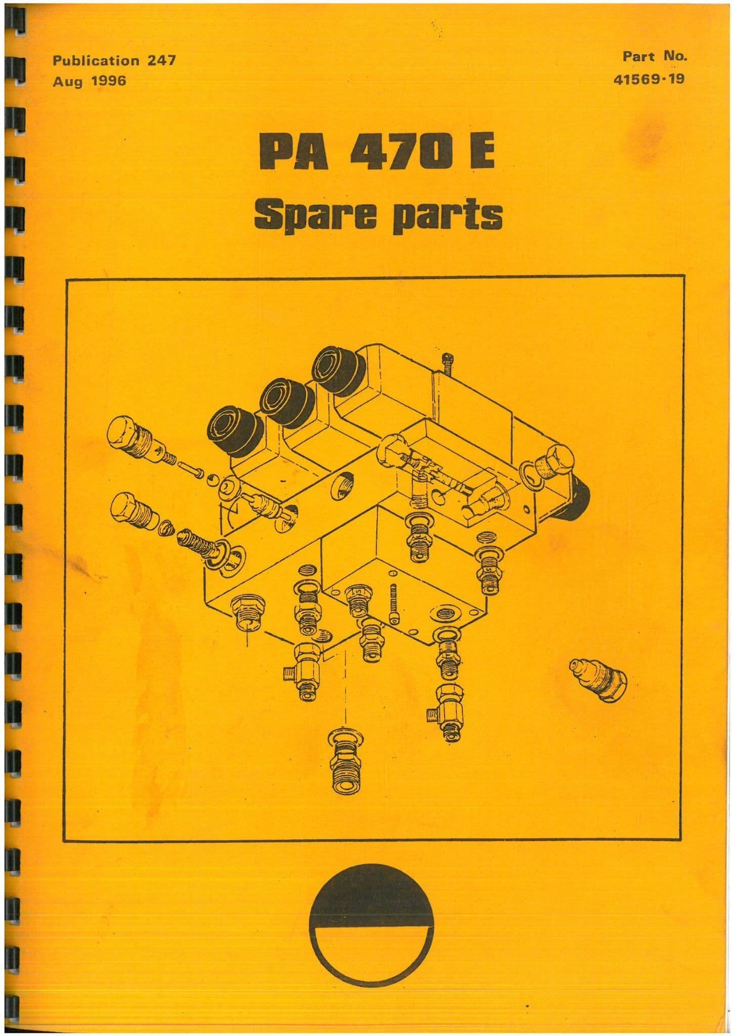 McConnel Power Arm Hedgetrimmer PA 470 E Parts Manual - PA470E