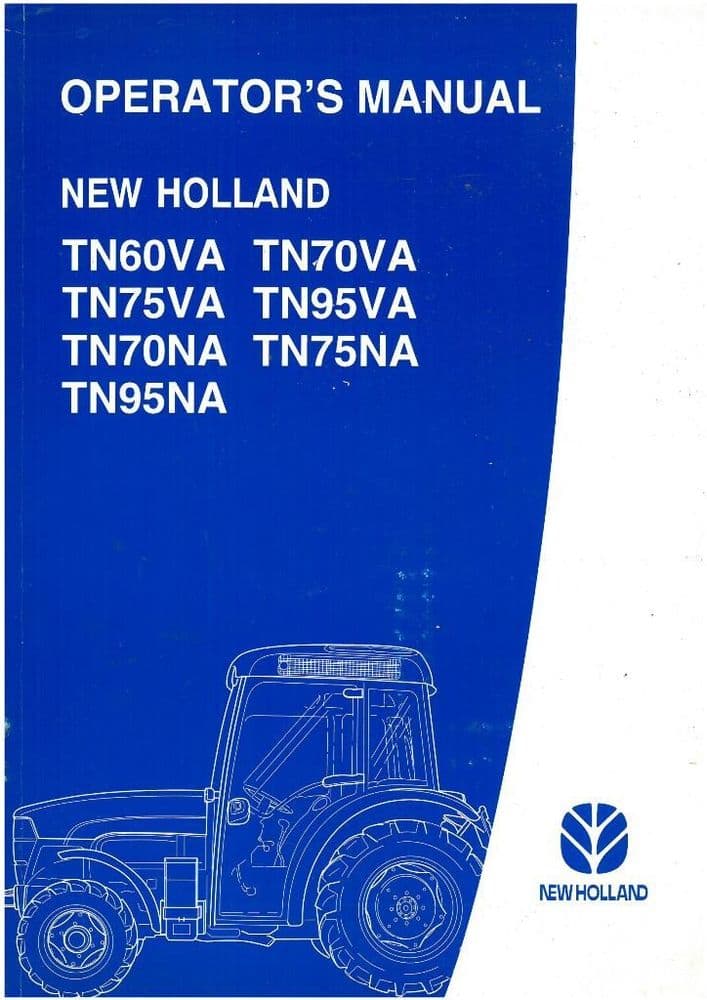 New Holland Tractor TN60VA TN70VA TN75VA TN95VA TN70NA TN75NA and ...