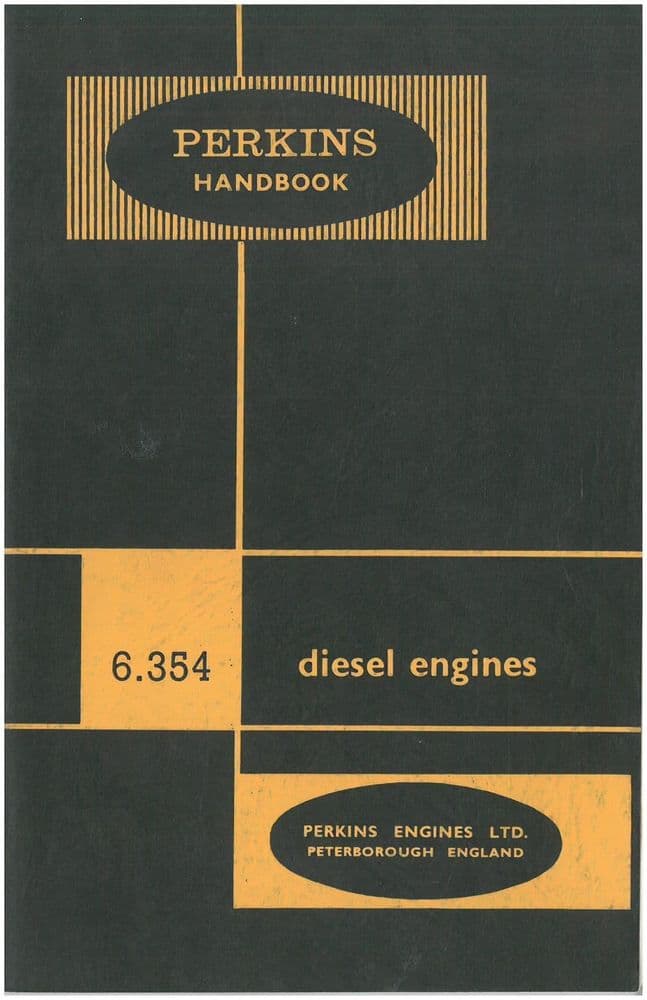 Perkins Diesel Engine 6 354 Operators Handbook Manual