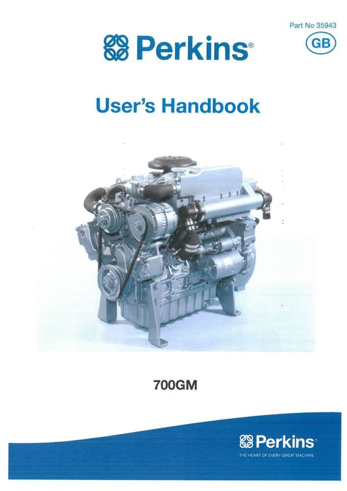 Perkins Diesel Engine 700GM Operators Manual 700 GM