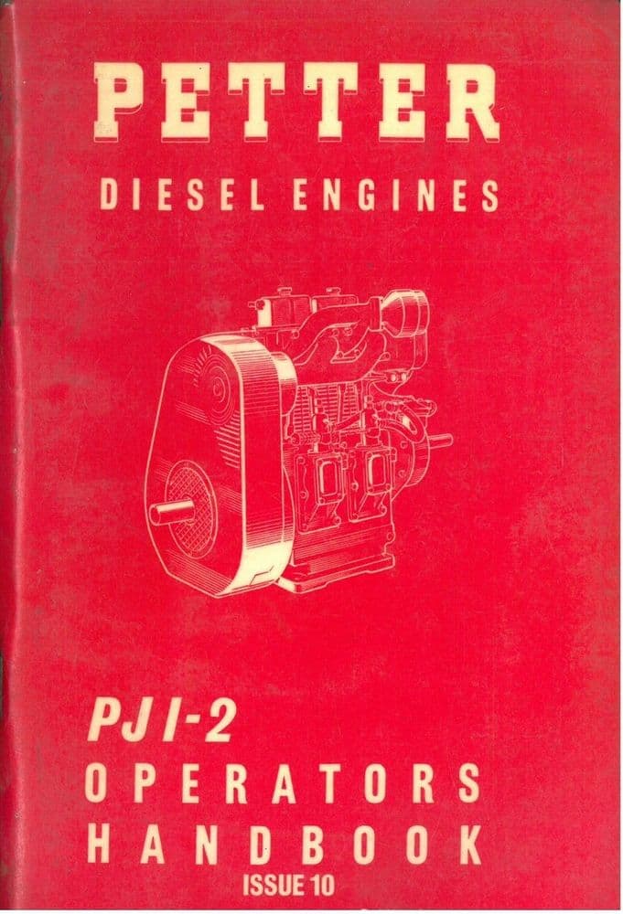 Petter Engine PJ1 & PJ2 Operators Manual - PJ1 - PJ2