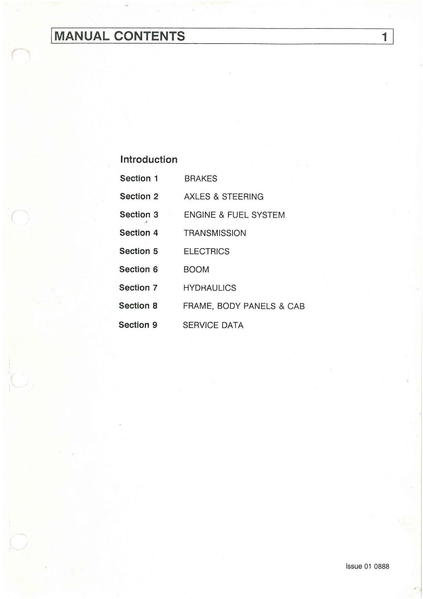 Sanderson T2 Teleporter 2 Telehandler T2-11-40 Workshop Service Manual