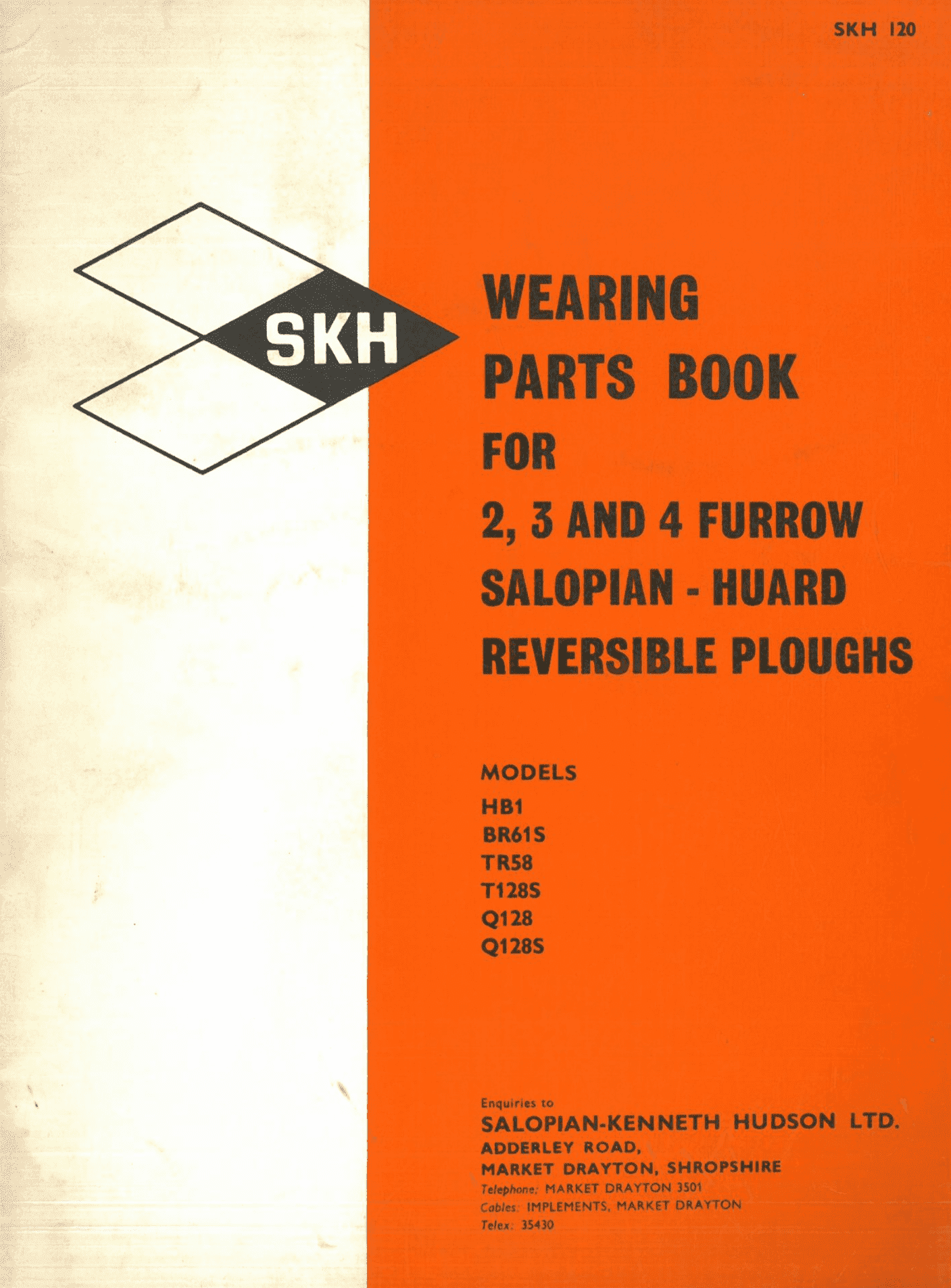 SKH Wearing Reversible Ploughs 2 3 4 Parts Manual skh-wearing-reversible-ploughs-2-3-4-parts-manual