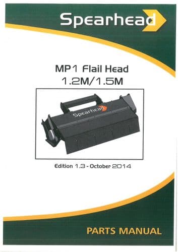 Spearhead Flail Head MP1 1 2M & 1 5M Parts Manual