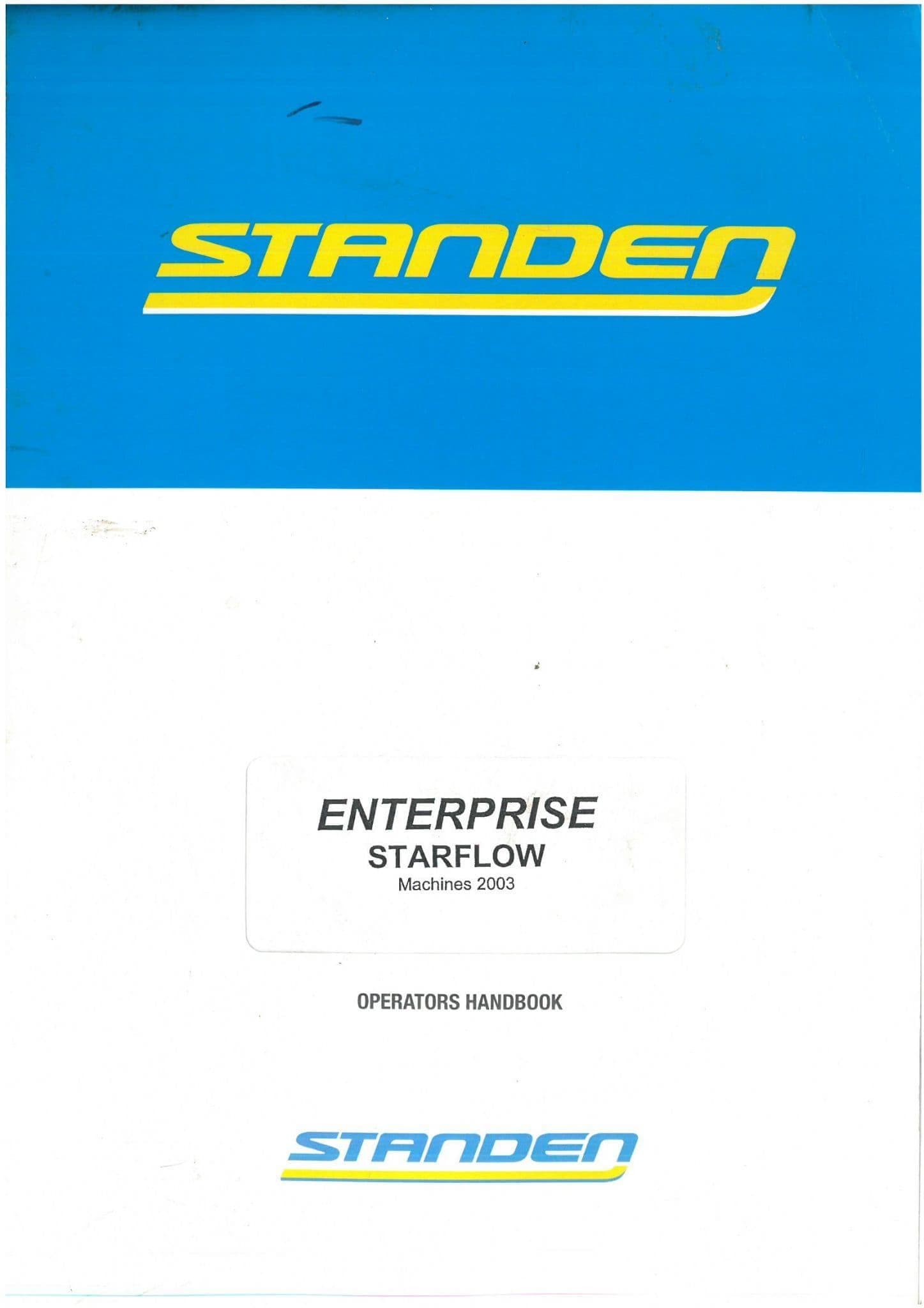 Standen Enterprise Starflow 2 Row Trailed Potato Harvester Operators ...