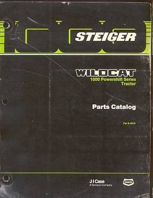 Steiger Wildcat 1000 Series Powershift Tractor Parts Manual