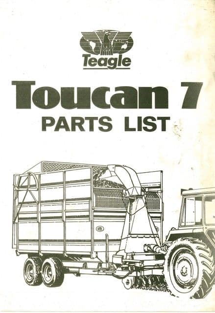 Teagle Forage Harvester Toucan 7 Parts Manual