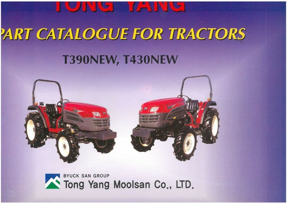 Tong Yang Moolsan - TYM Tractor T390NEW & T430NEW Parts Manual