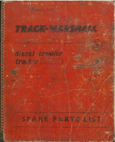 Track Marshall Diesel Crawler Tractor Parts Manual