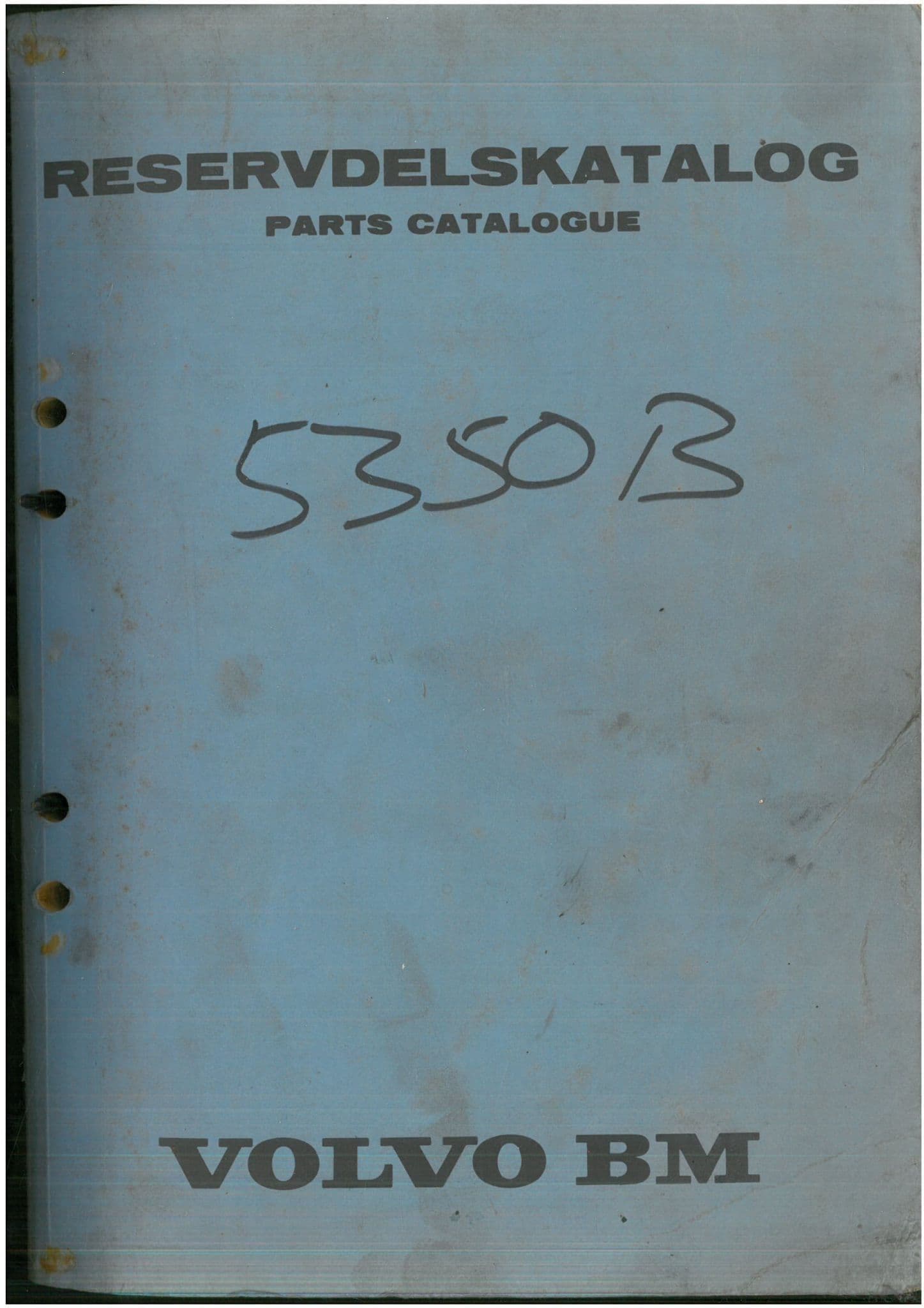 Volvo BM 5350 Dump Truck Parts Manual