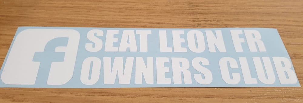 2 x FR Owners Club Sticker - MINI Sticker