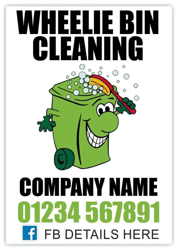 Wheelie Bin Stickers - Eco Solvent Stickers
