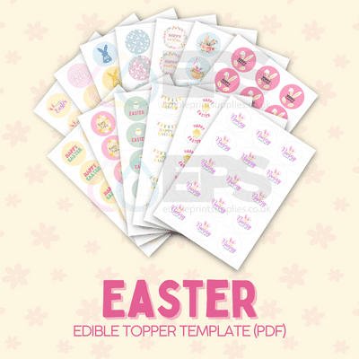 Edible Cake Topper Templates | Ready-to-Print on Edible Printer ...