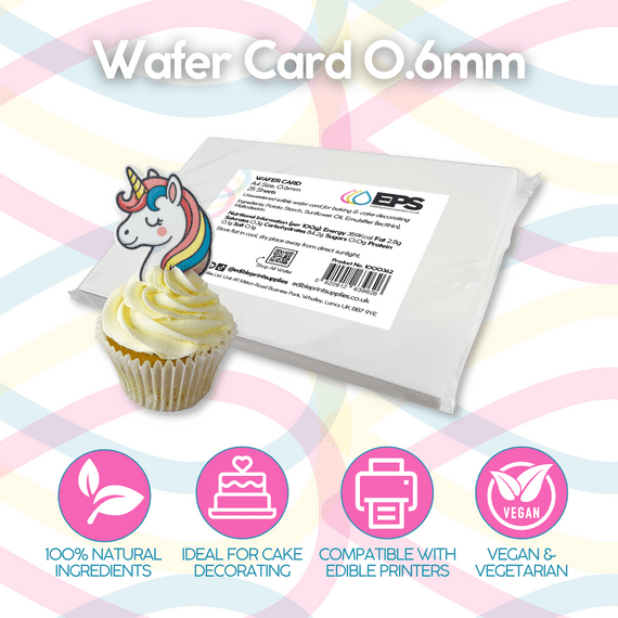 EPS Wafer Card A4 0.6mm | Double Thickness Edible Sheets