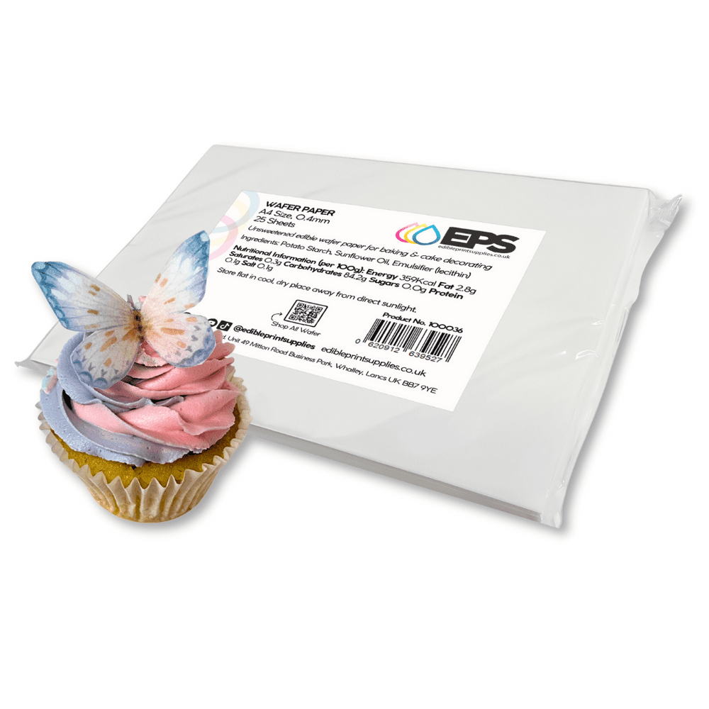 EPS Wafer Paper A4 - 0.4mm | Premium Edible Wafer Sheets